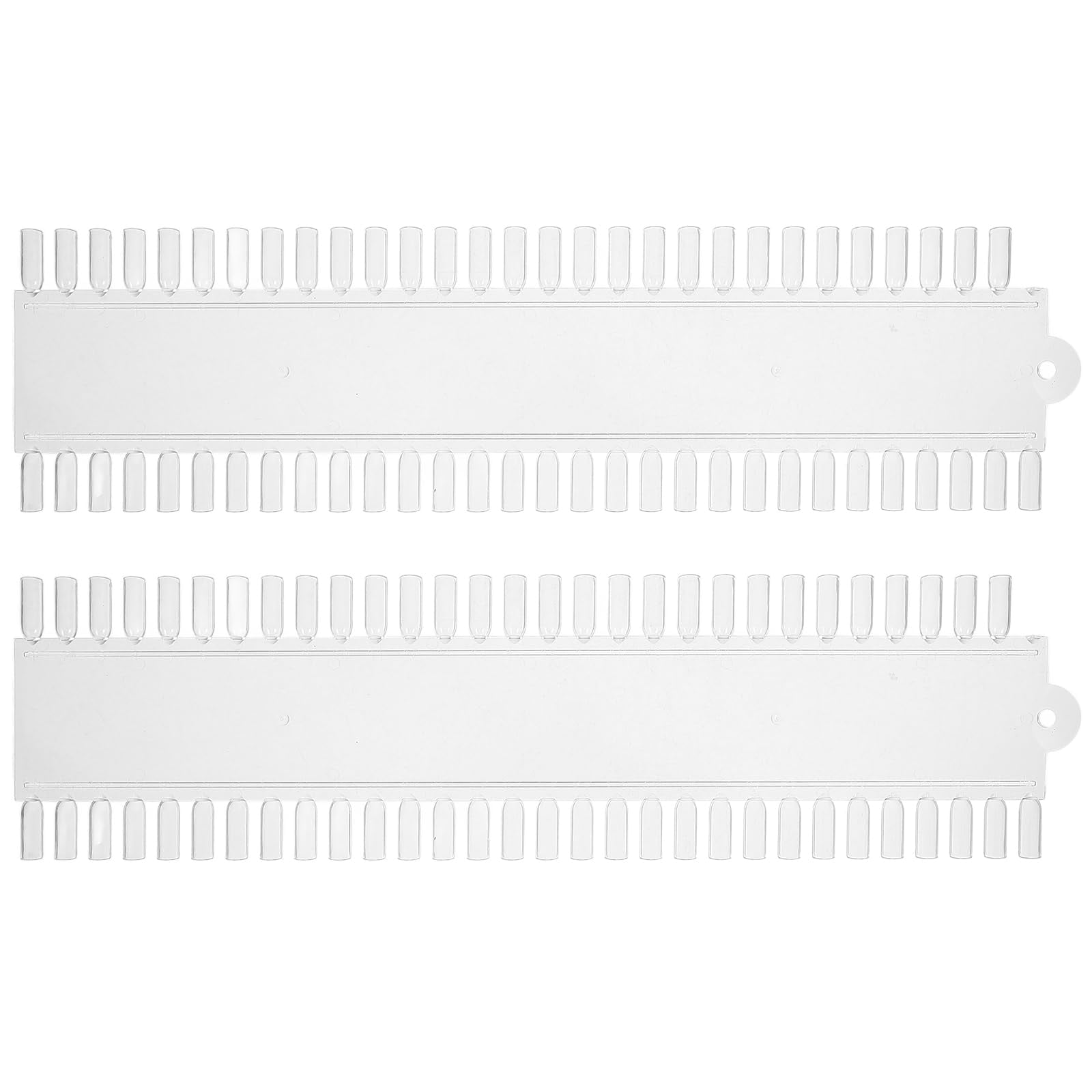 DOITOOL 2 Sets 120 Tips Double Layer Nail Color Display Card,Nail ...