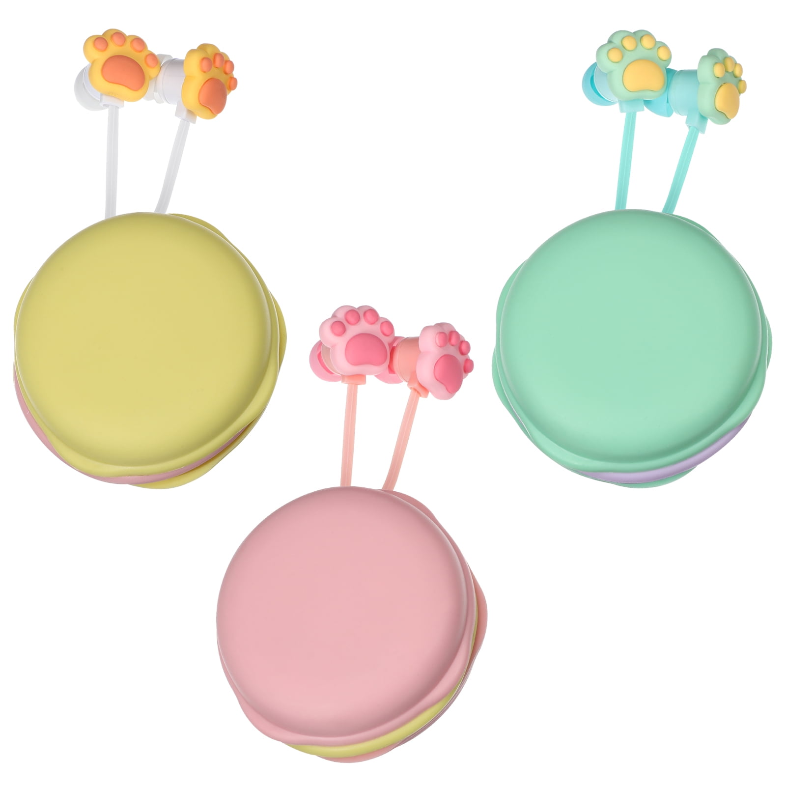 DOITOOL 3 Pcs Corded Earbuds Wire Earbuds Wired Headphone In Ear ...