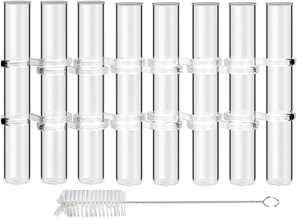 DOITOOL 8Pcs Test Tube Vase Glass Test Tube Terrarium Clear Glass Vase ...