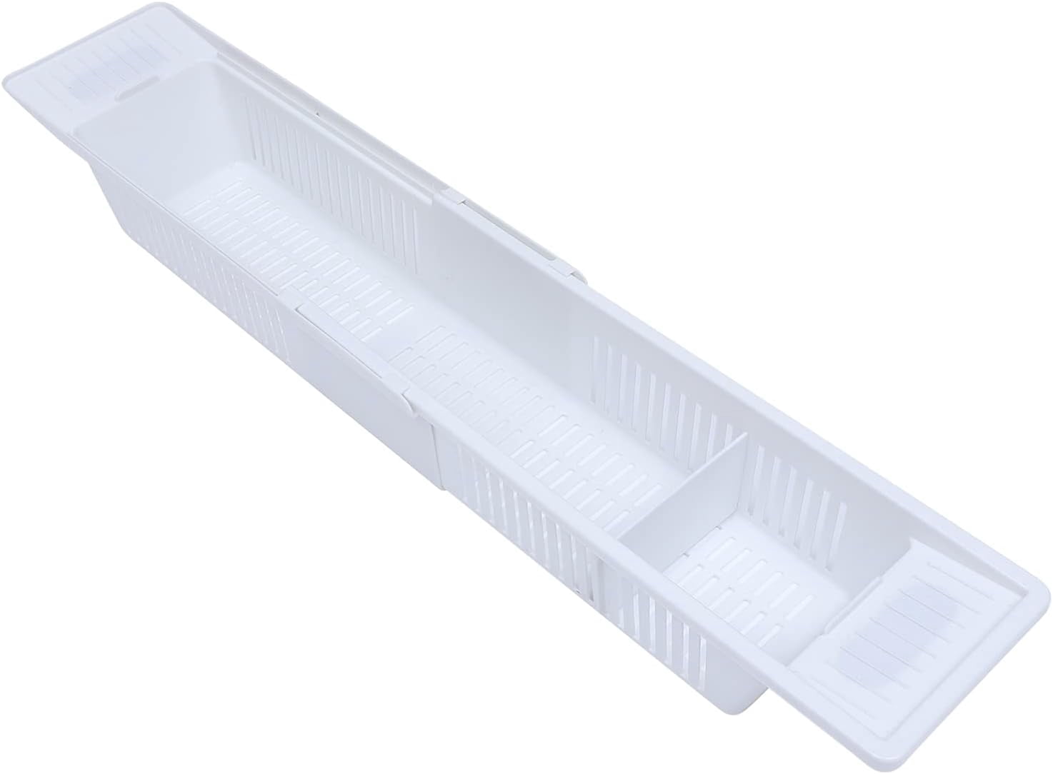 DOITOOL Bathtub Storage Rack Bathtub Extendable Bathtub Tray Plastic ...