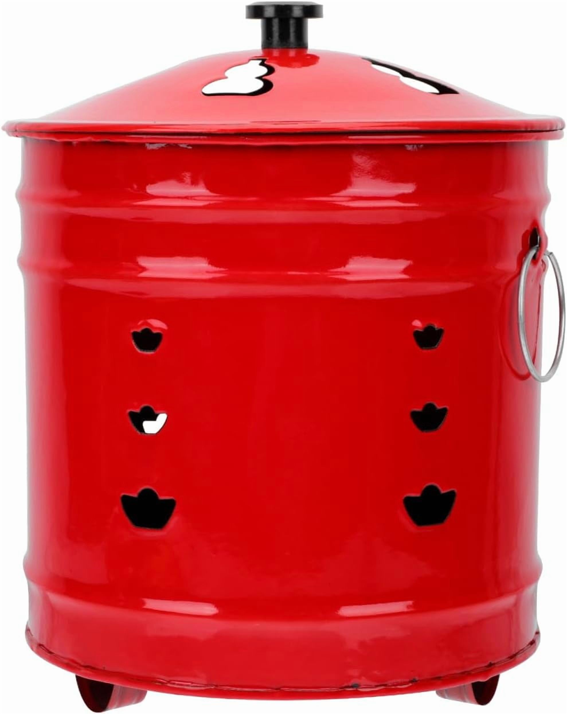DOITOOL Metal Burn Barrels for Outside, Yard Waste Incinerator Barrel ...