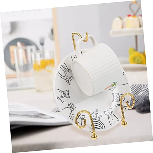 DOITOOL Mug Display Stand Metal Cup Stand Tea Cup Rack Display ...