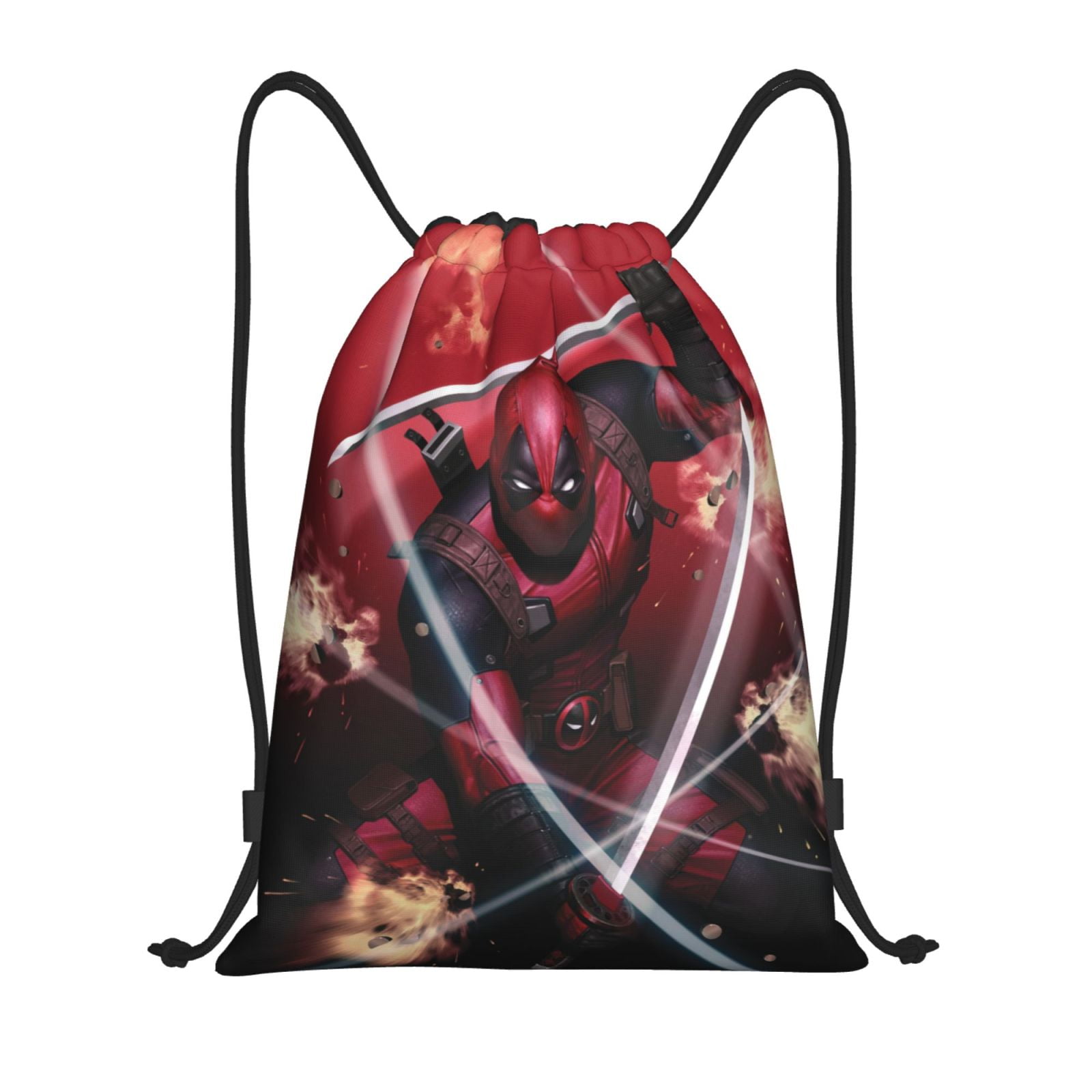 Dead-Poo Drawstring Bags Unisex Drawstring Backpack 3d Print ...