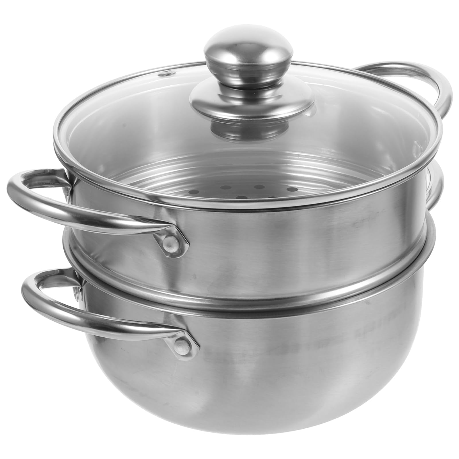 DOITOOL Steamer Pot for Cooking 11 inch Steamer Pot 2-Tier ...