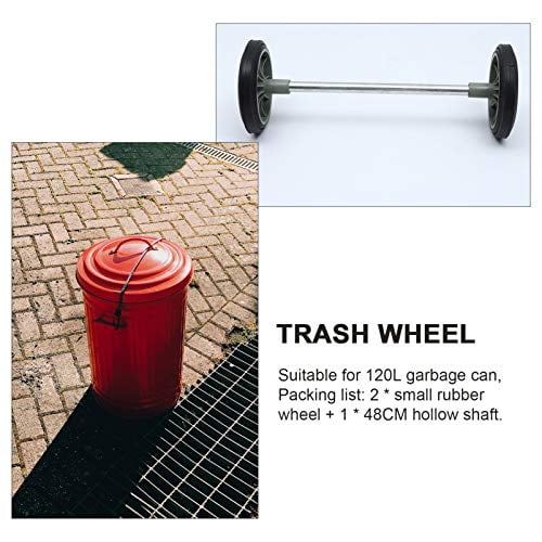 DOITOOL Trash Garbage bin Wheels Replacement Can Replacement Wheel ...