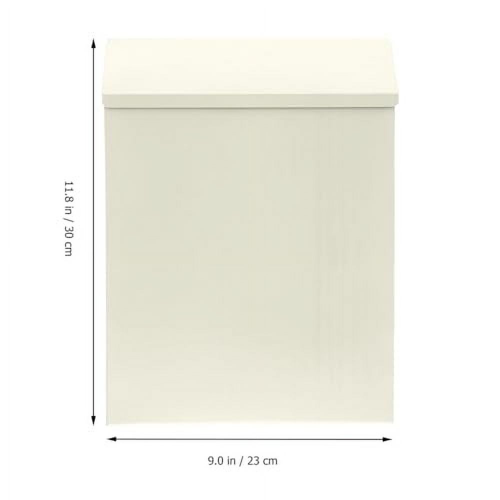 DOITOOL Wall Mounted Mailbox with Lock,Outside Mailbox Large Capcaity ...