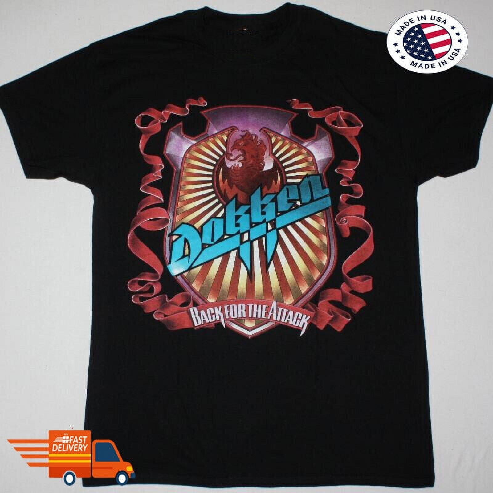 DOKKEN BACK FOR THE ATTACK Black Men S-234XL T-shirt Cotton ND1236 ...