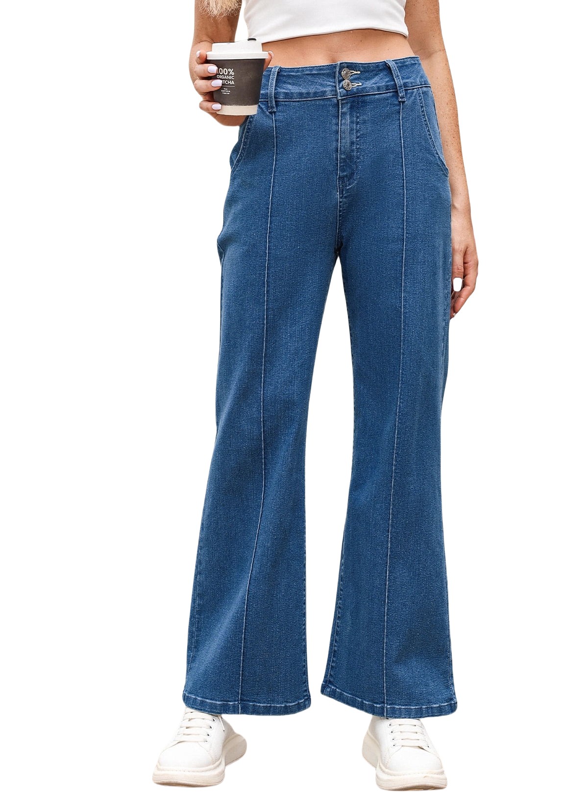 DOKOTOO Women s Wide Leg Jeans High Waisted Baggy Jeans Straight Mom DOKOTOO Women s Wide Leg Jeans High Waisted Baggy Jeans Straight Mom