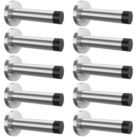 DOKU 10Pcs Door Stop, 3.5 Inch Heavy Duty 304 Stainless Steel Door ...