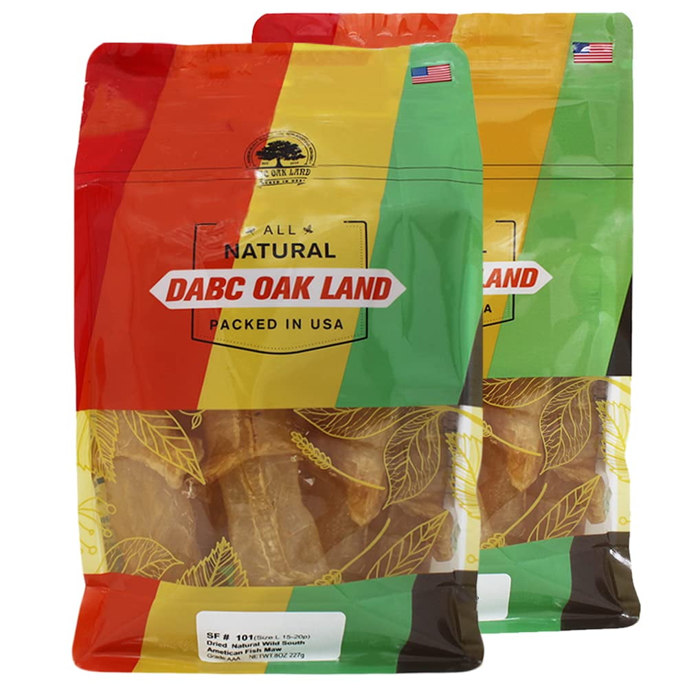 DOL Fish Glue,Rich in Collagen Dried Seafood Fish Maw Roll Natural Sun ...