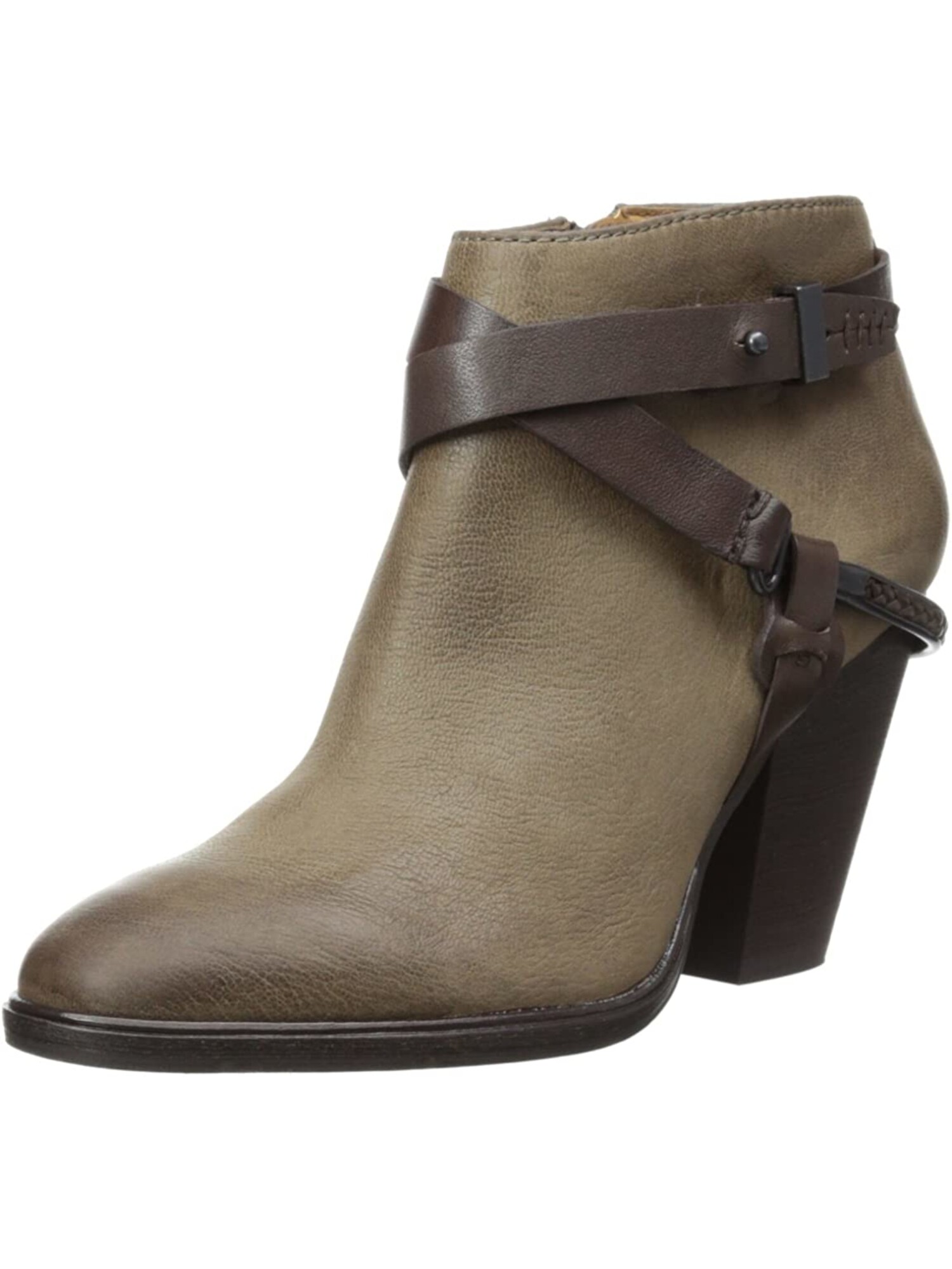 DOLCE VITA Womens Brown Harness Details Push-Pin Hardware Padded ...