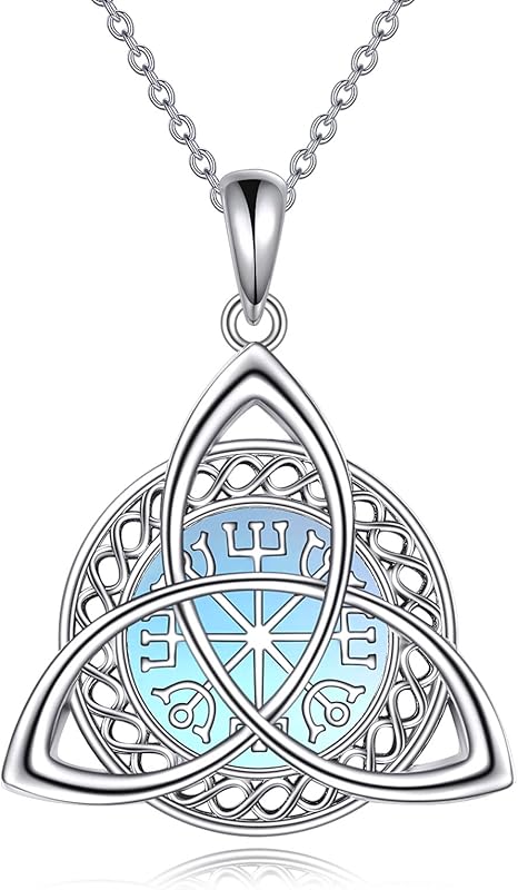 DOLIOX Good Luck Celtic Knot Viking Pendant Necklace for Womens ...