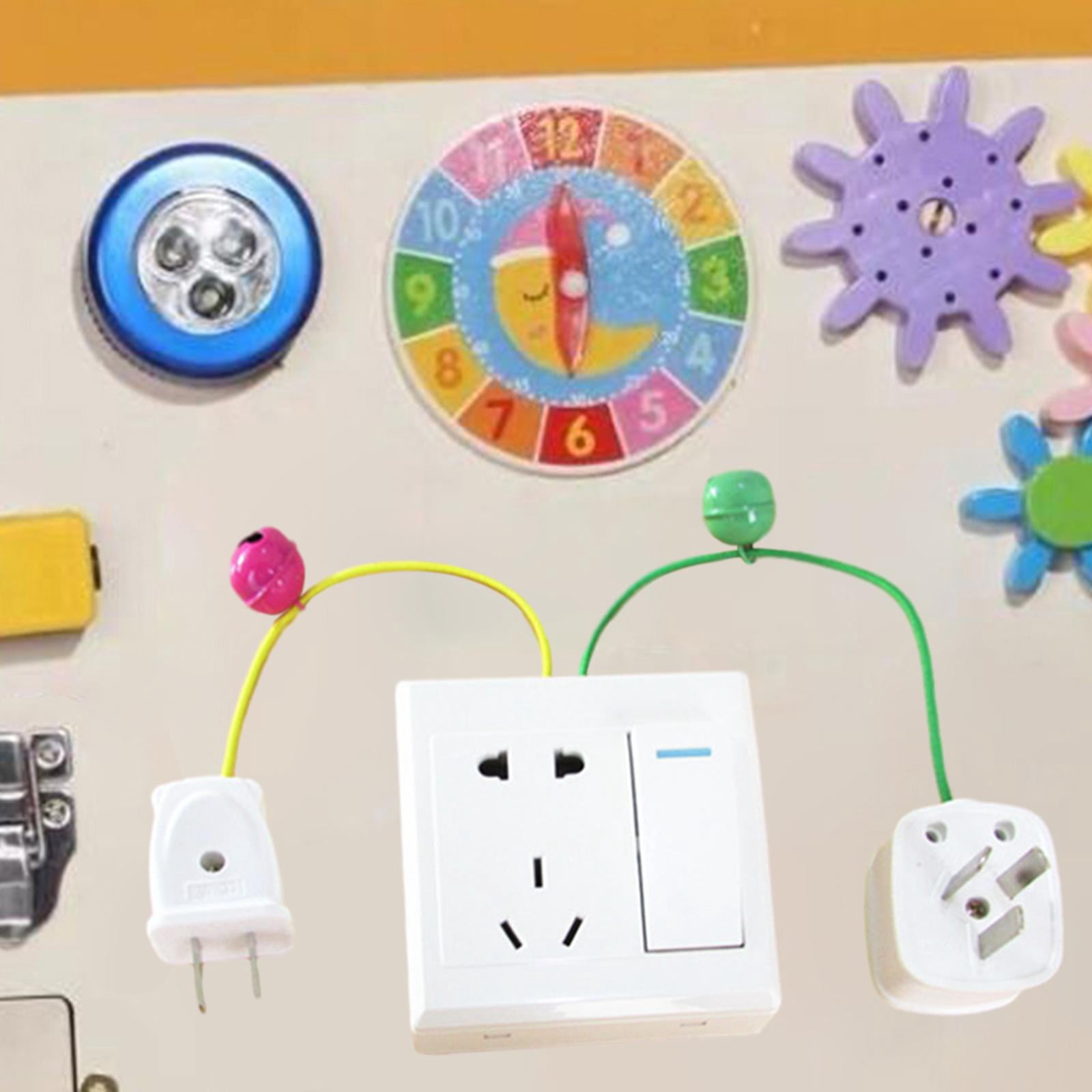 DOLITY Busy Board Accessories Montessori Toy Outlet with Plug ...
