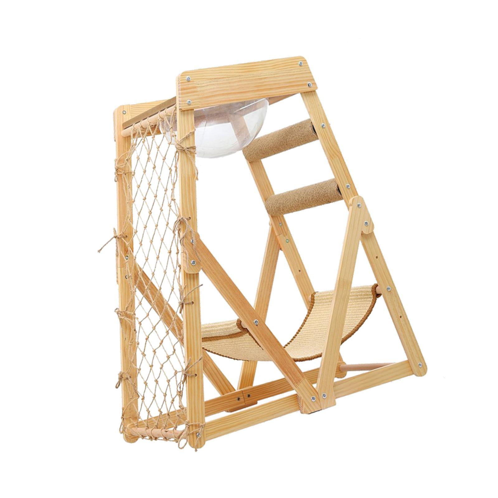 DOLITY Cat Tree Bed Rest Hut Grind Claws Activity Center Playground B ...