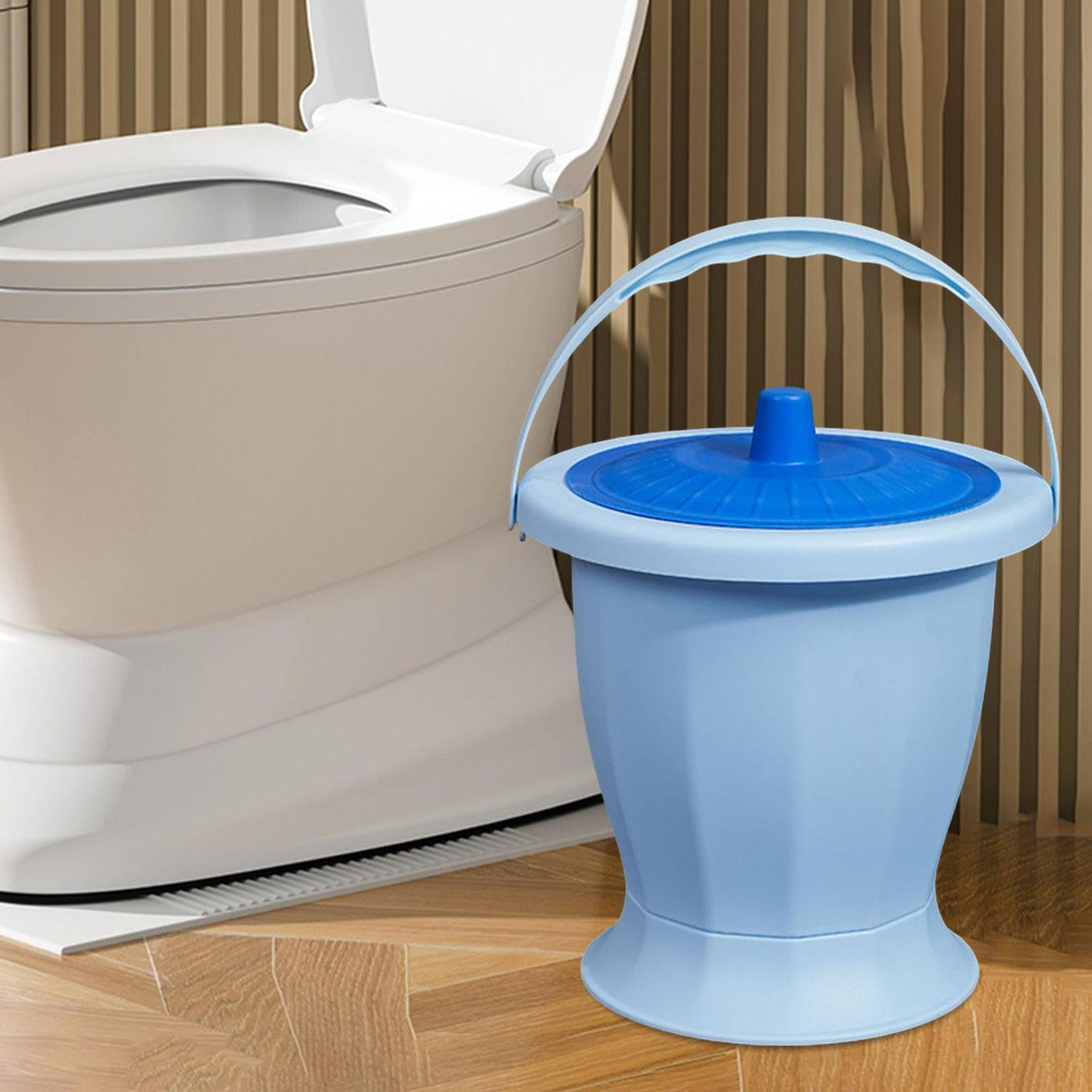 DOLITY Chamber Pot with Lid Urinal Night Urine Jug for Bedroom Female ...