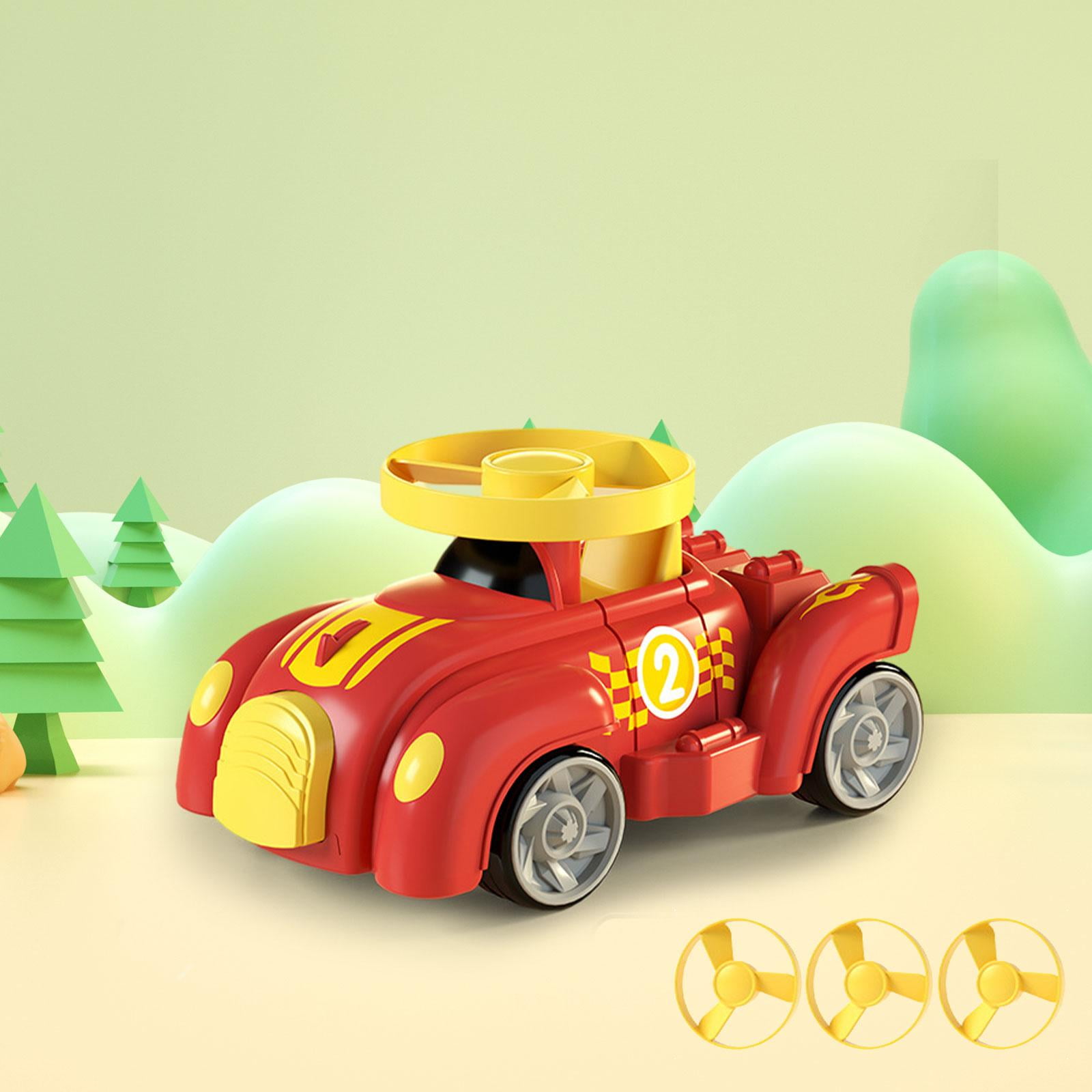 DOLITY Flying Car Toy Fast Crashing Flying Launch Toy Durable Hit and ...