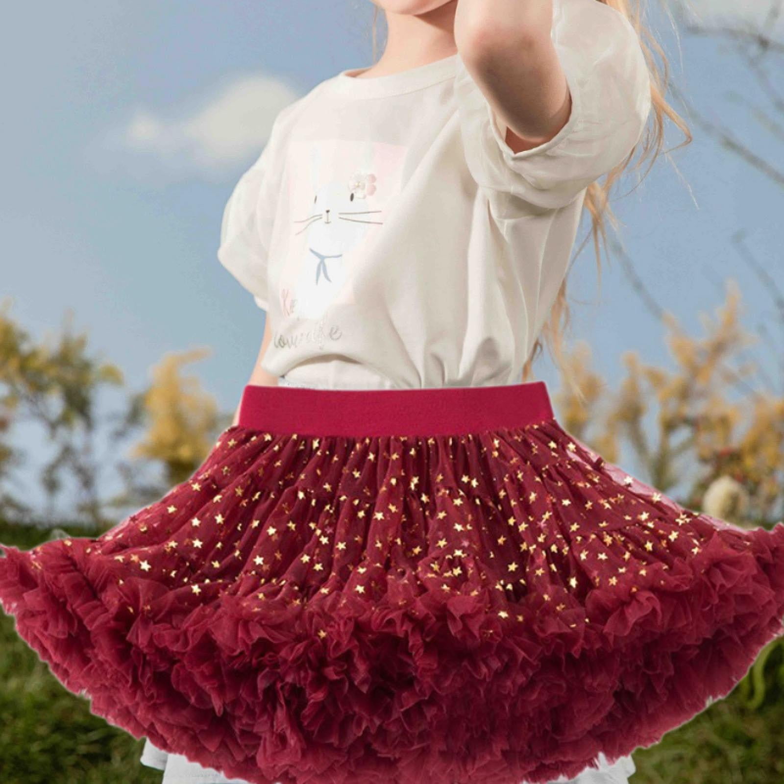 DOLITY Girls Tutu Skirt Children Pettiskirt Dress up Dancewear Costume ...