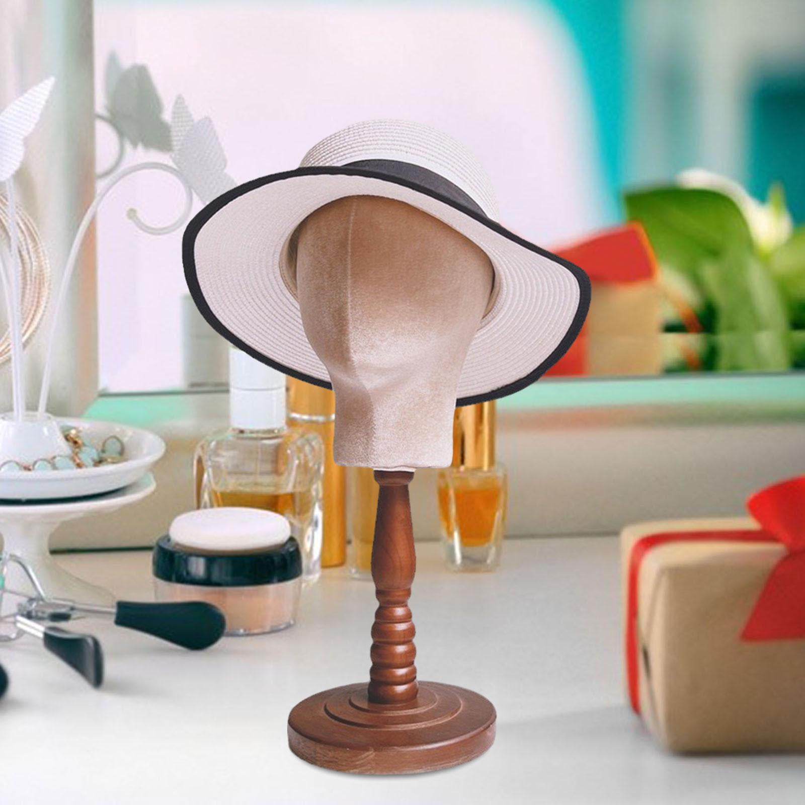 DOLITY Hat Display Stand Freestanding Display Model for Hairpieces ...
