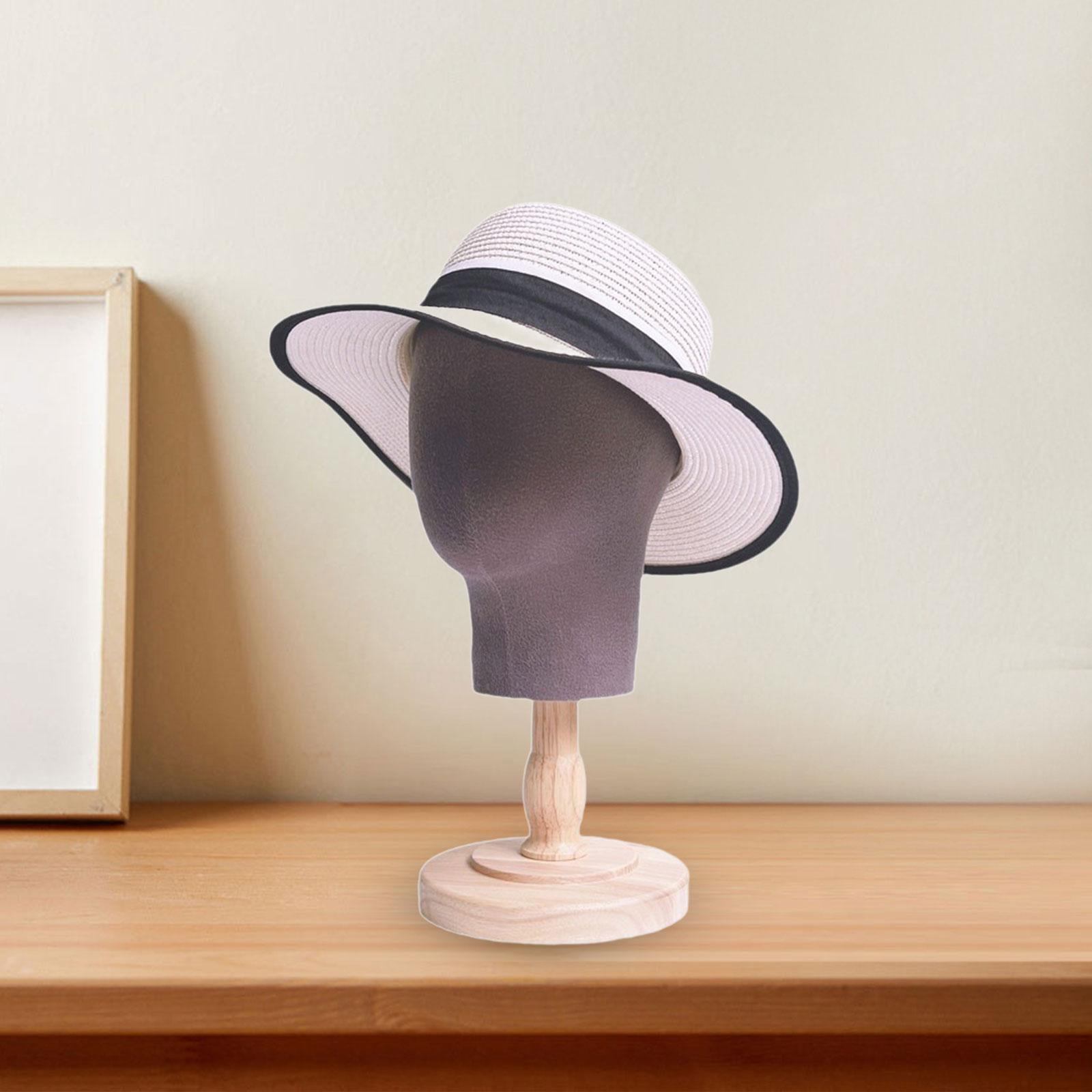 DOLITY Manikin Head Portable Display Hair Hats and Hairpieces Sturdy ...