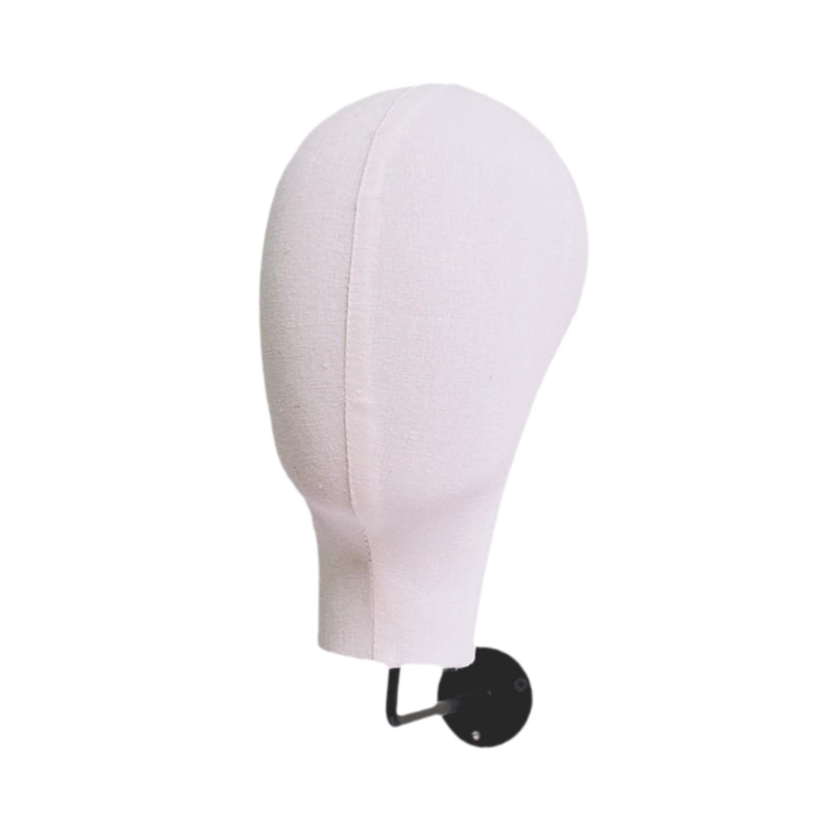 DOLITY Manikin Head Wall Mount Hat Display Holder for Beginner Shop ...