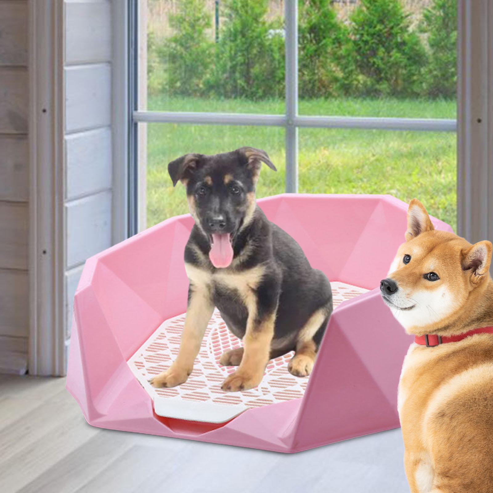 DOLITY Pet Dog Toilet Portable Litter s s Potty Pan Puppy Training ...