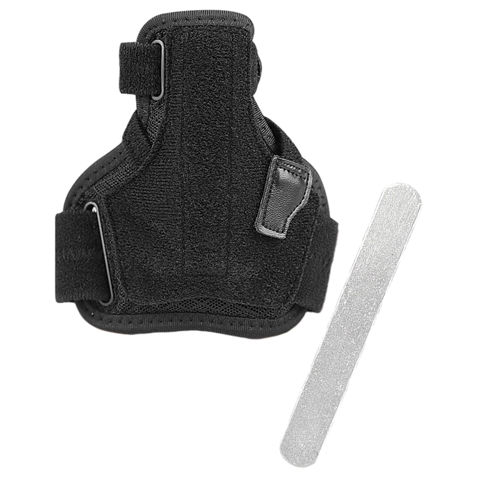 DOLITY Thumb Brace Can Be Worn on Both Hands Adjustable Breathable Thumb Stabilizer All Black ...