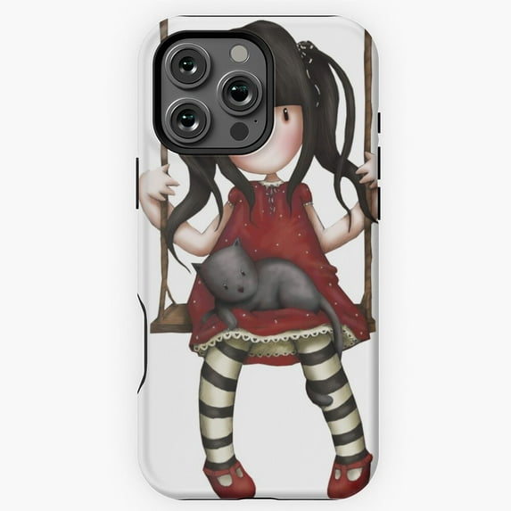 DOLL Creepy Goth Cute Aesthetic Art Phone Case for iPhone 16 15 14 13 ...