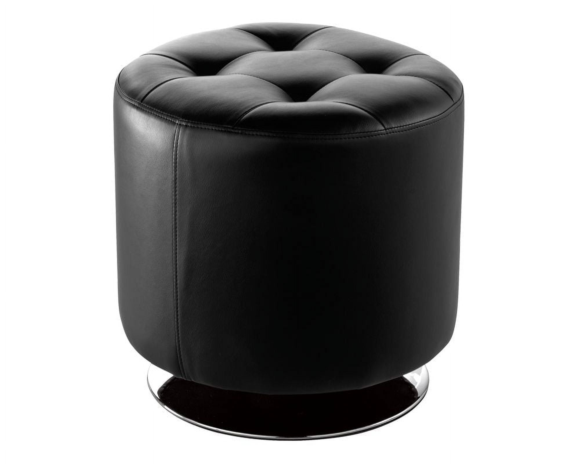 DOM SWIVEL OTTOMAN - SMALL - ONYX - Walmart.com