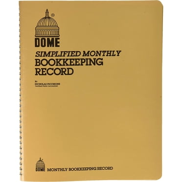 Adams Monthly Bookkeeping Record, Track Expenditures, Revenues, Profits ...