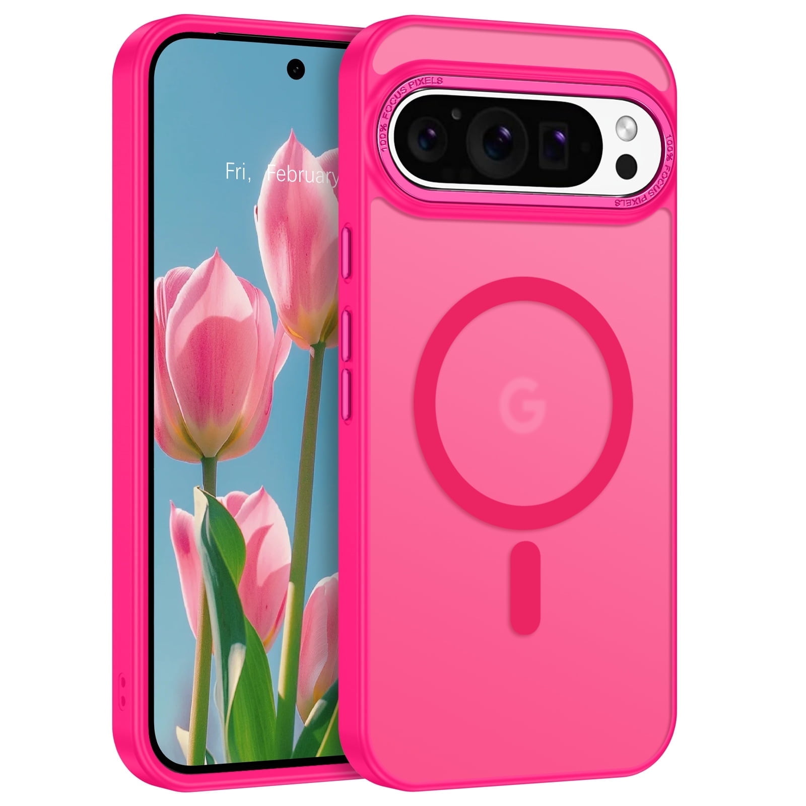 DOMAVER Google Pixel 9 Pro XL Case 6.8", Magnetic MagSafe Compatible ...