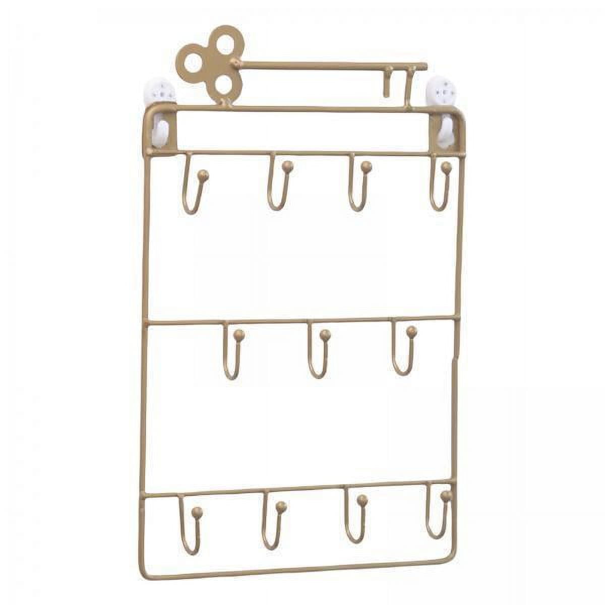 DOMELAY 2xMetal Wall Mounted Key Rack Holder for Accessories Lanyard ...