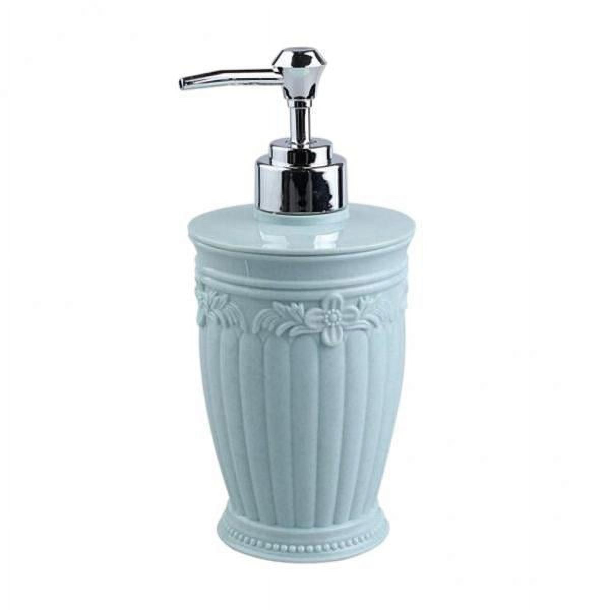 DOMELAY 2xShampoo Lotion Hand Pump Container Soap Liquid Dispenser Blue ...