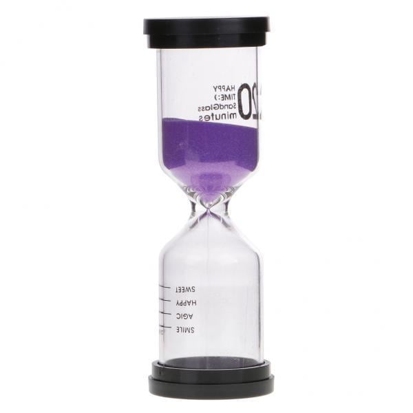 DOMELAY 5x20 Minutes Sandglass Hourglass Sand Clock Timer Timing Tool ...