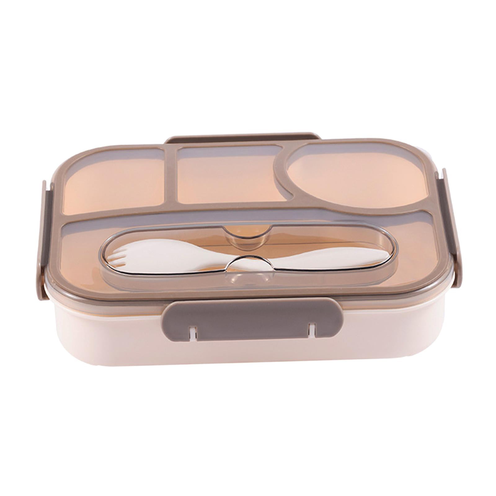 DOMELAY Bento Lunch Box Cookware Smooth Edge Lunch Case for Kitchen ...