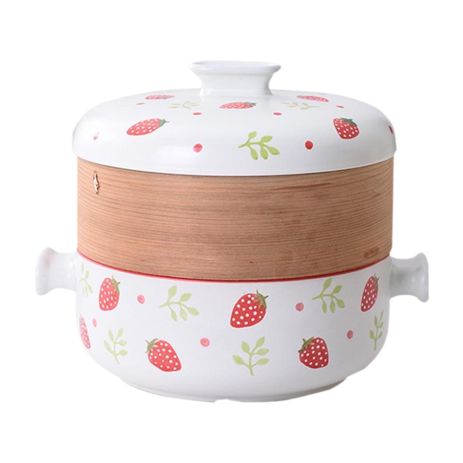 DOMELAY Ceramic Cooking Pot for Dinner and Party Soup Porridge Cooker ...