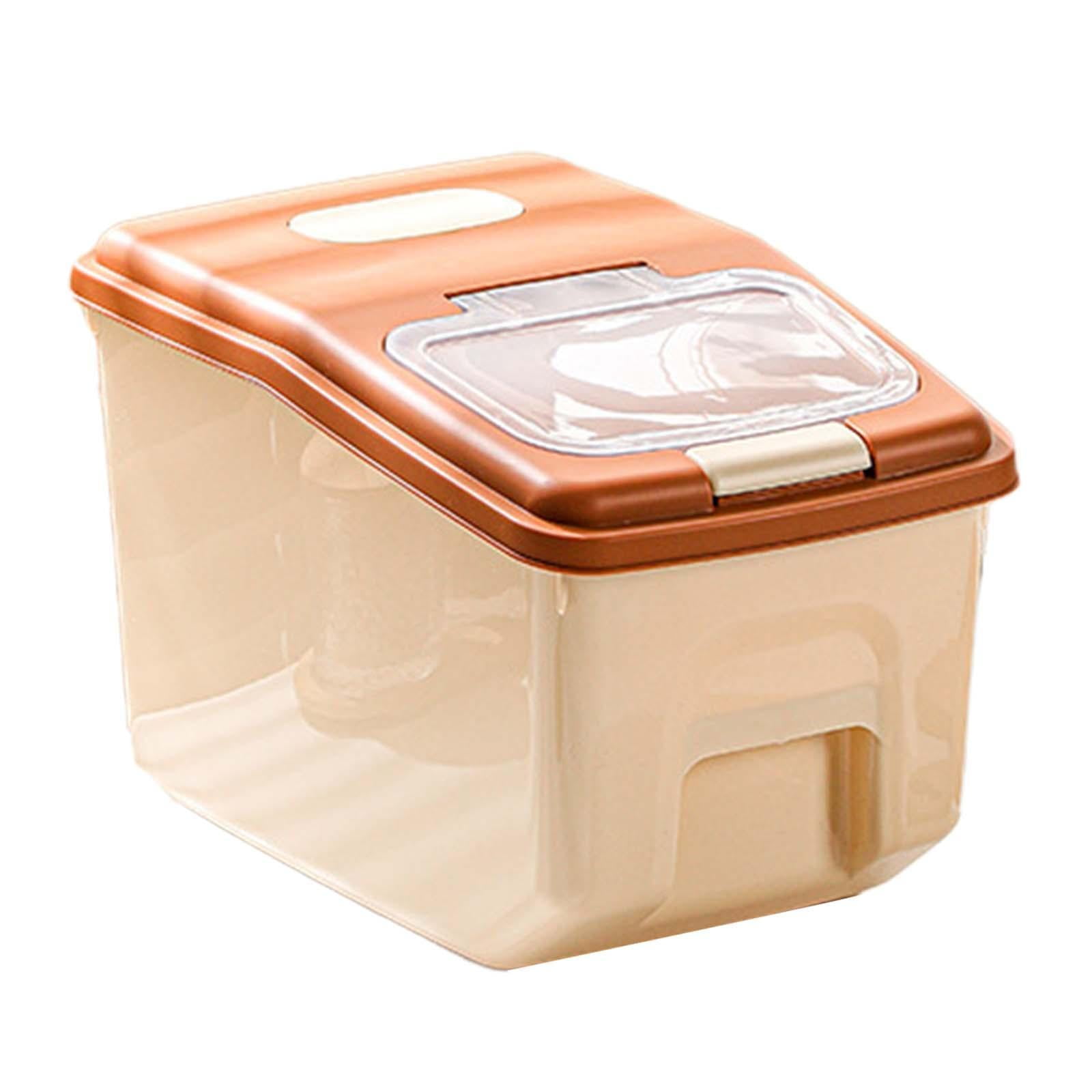DOMELAY Cereal Rice Food Storage Container Airtight Leakproof Grain ...