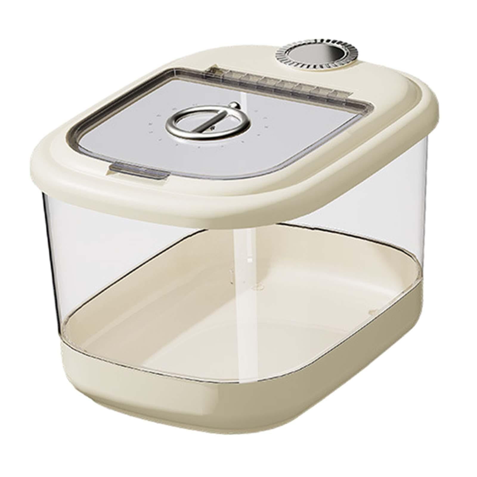 DOMELAY Cereal Rice Food Storage Container Box Cereal Pet Food Holder L ...