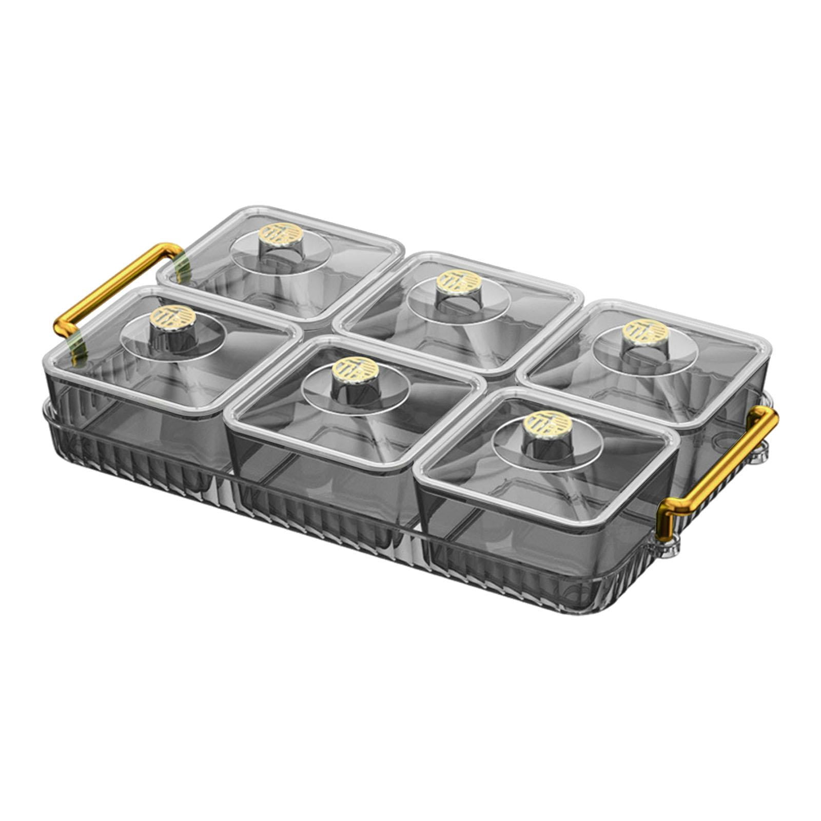 DOMELAY Divided Serving Dishes Appetizer Tray Trendy for Dining Table ...