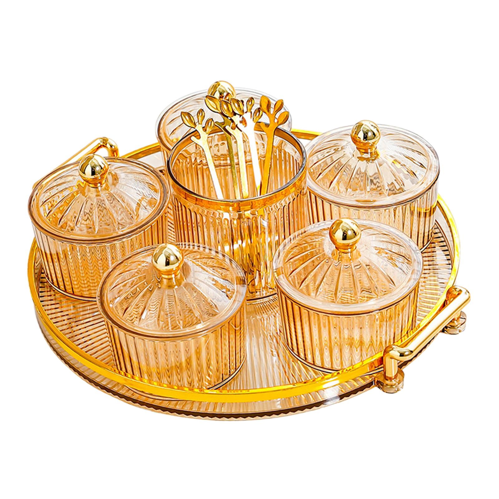 DOMELAY Dried Fruit Tray Divided Serving Plate Condiment Tray Cookies ...