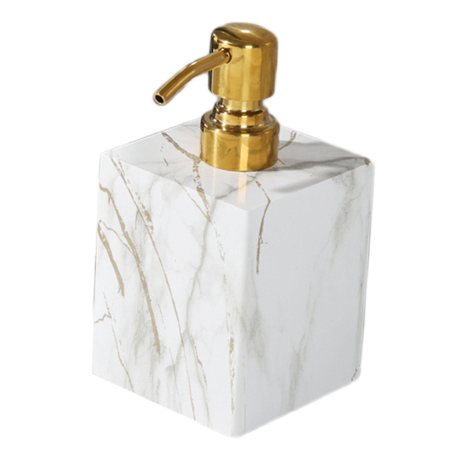 DOMELAY Marble Texture Soap Dispenser Hand Soap Liquid Dispenser for ...