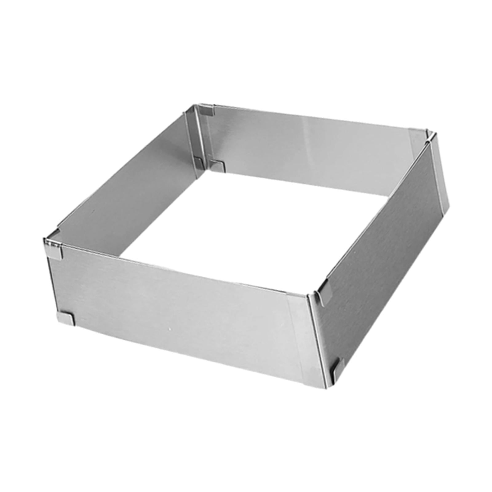 DOMELAY Mousse Cutter Adjustable Baking Tool Circle Square Non-Stick ...