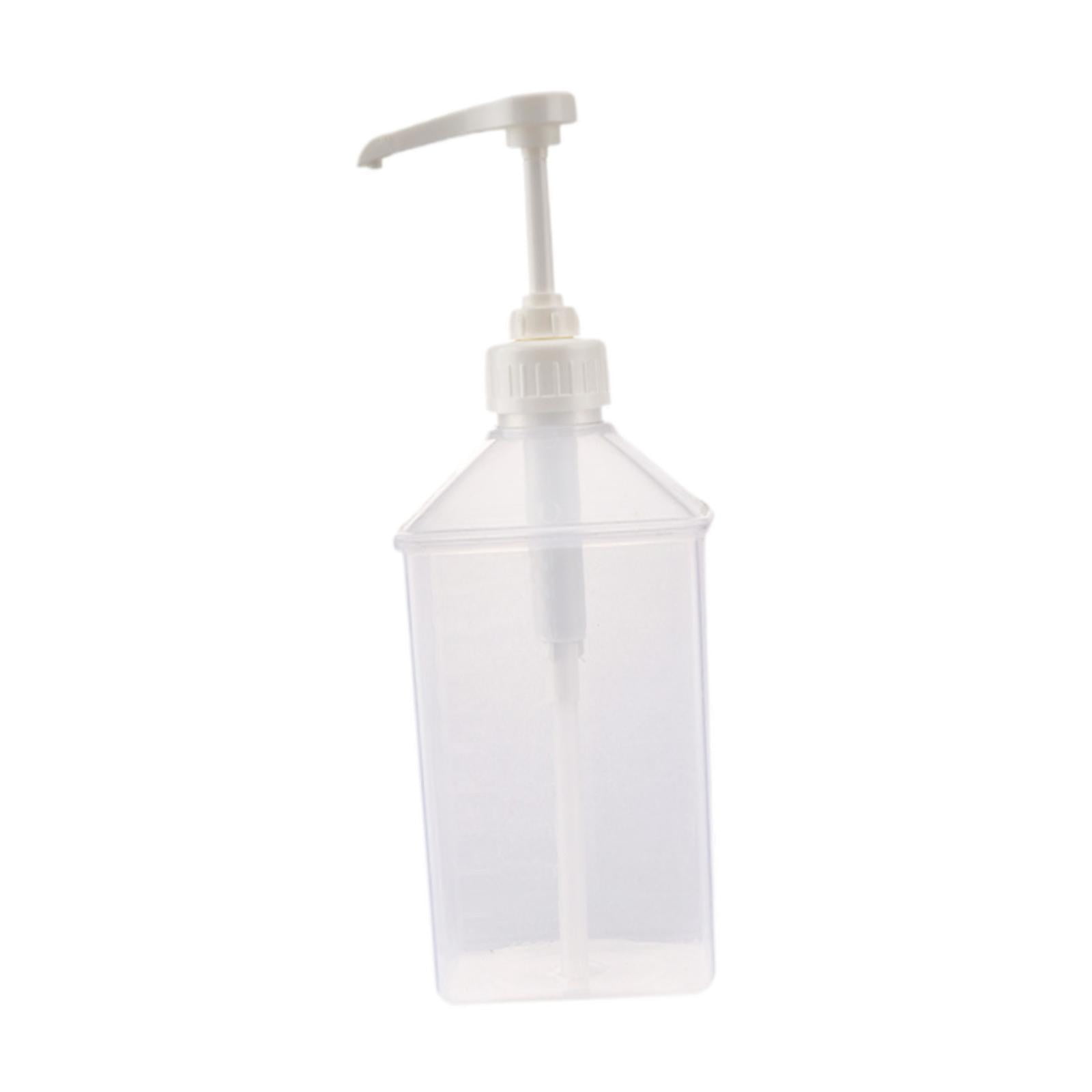 DOMELAY Syrup Bottle 33.8 Salad Sauce Dispenser Pump for Homes Hotel ...