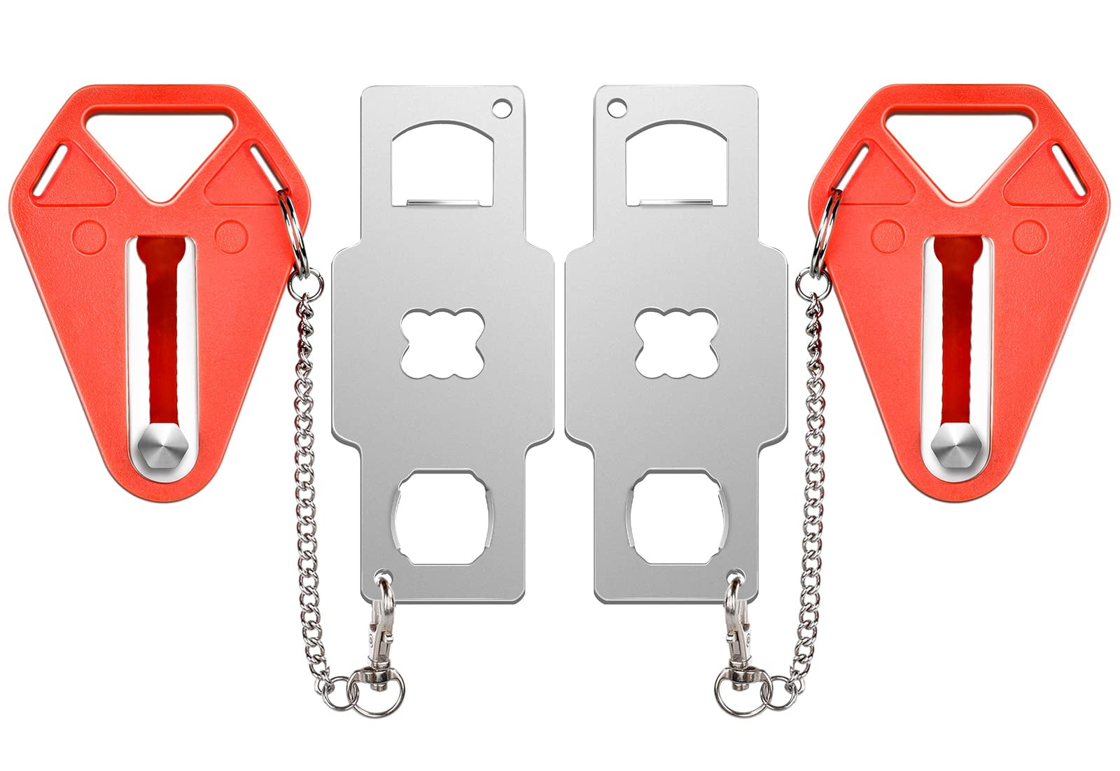 DOMETOUR Secure Travel Door Lock, 2PCS Portable Security Lock for Hotel ...