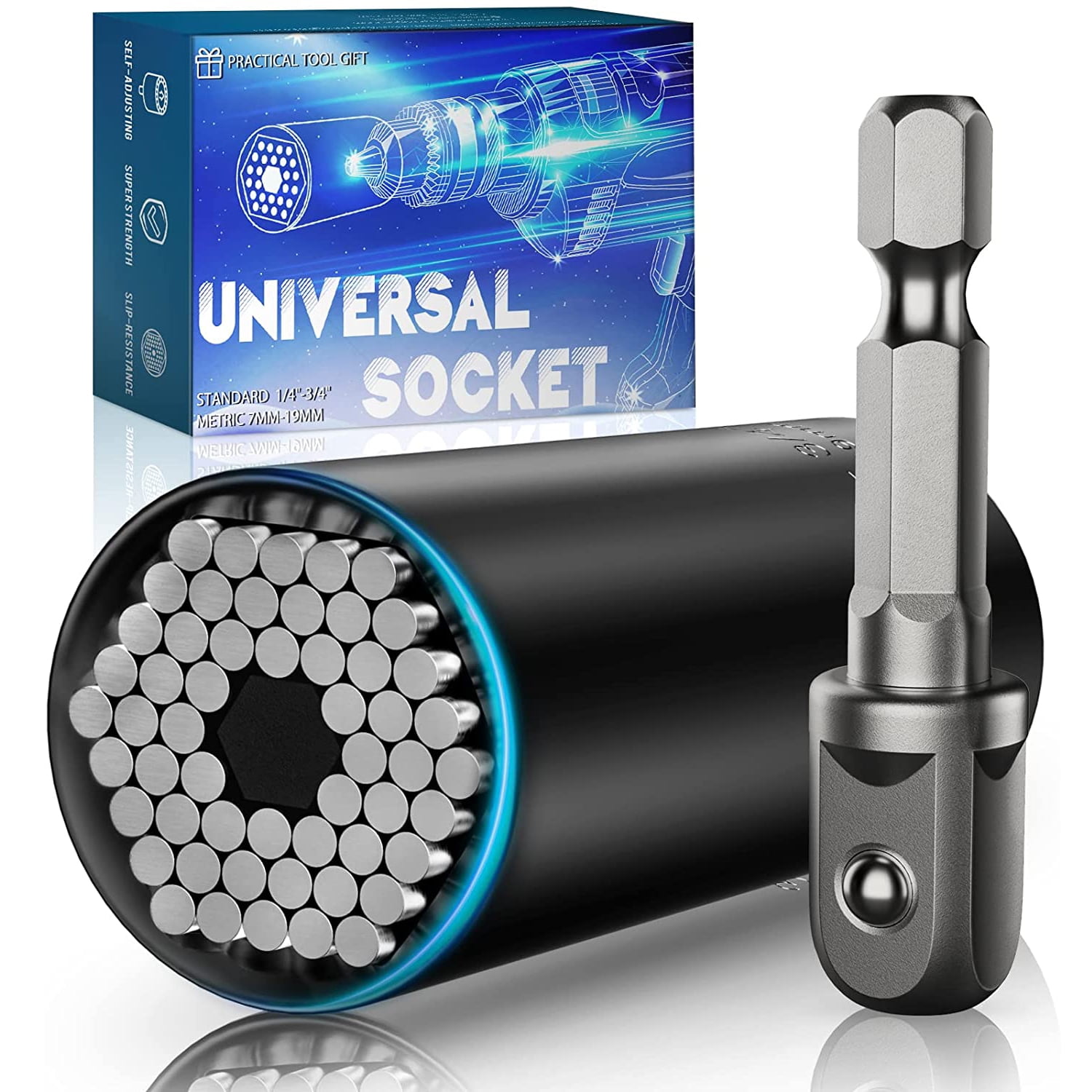 DOMETOUR Super Universal Socket Tool Father's Day Gifts for Dad, Cool ...
