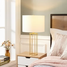 Side Table Lamp Combo