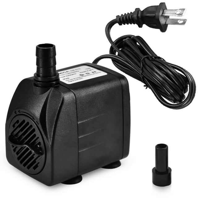 DOMICA Mini 220 GPH Outdoor Garden Submersible Pump for Fish Tank, Pond ...