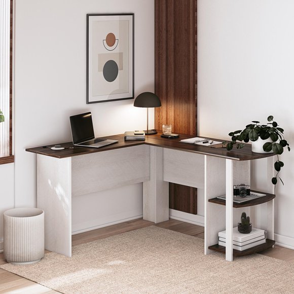 Oak L Desks