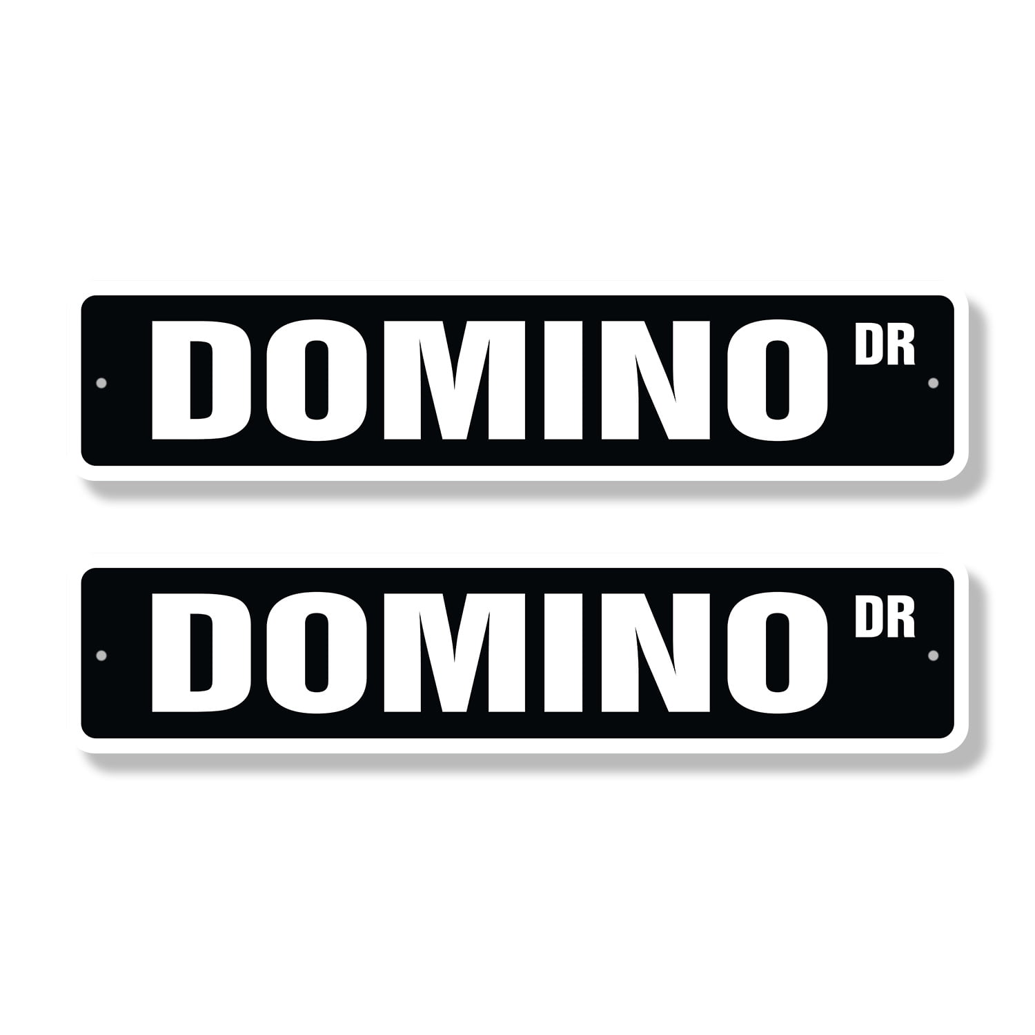DOMINO Classic Street Sign (2 Pack) game boardgame board signs play ...