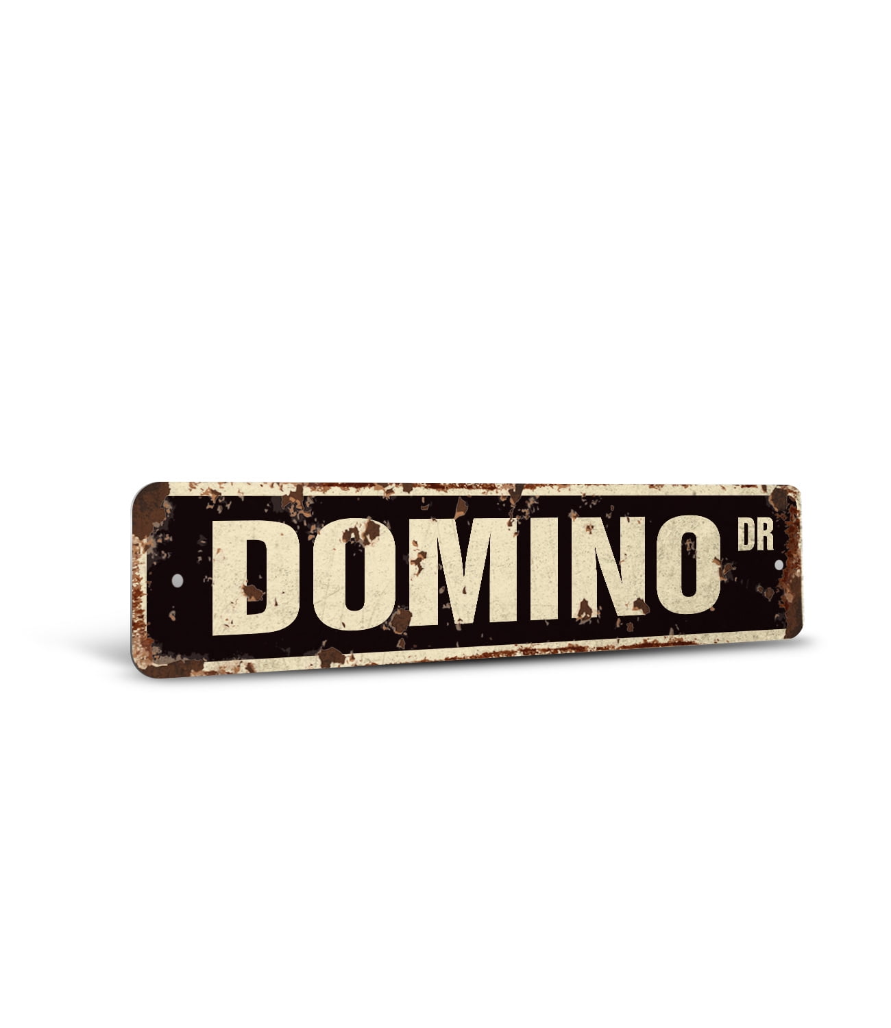 DOMINO Vintage Style Rustic Street Sign – Game Boardgame Board Signs ...
