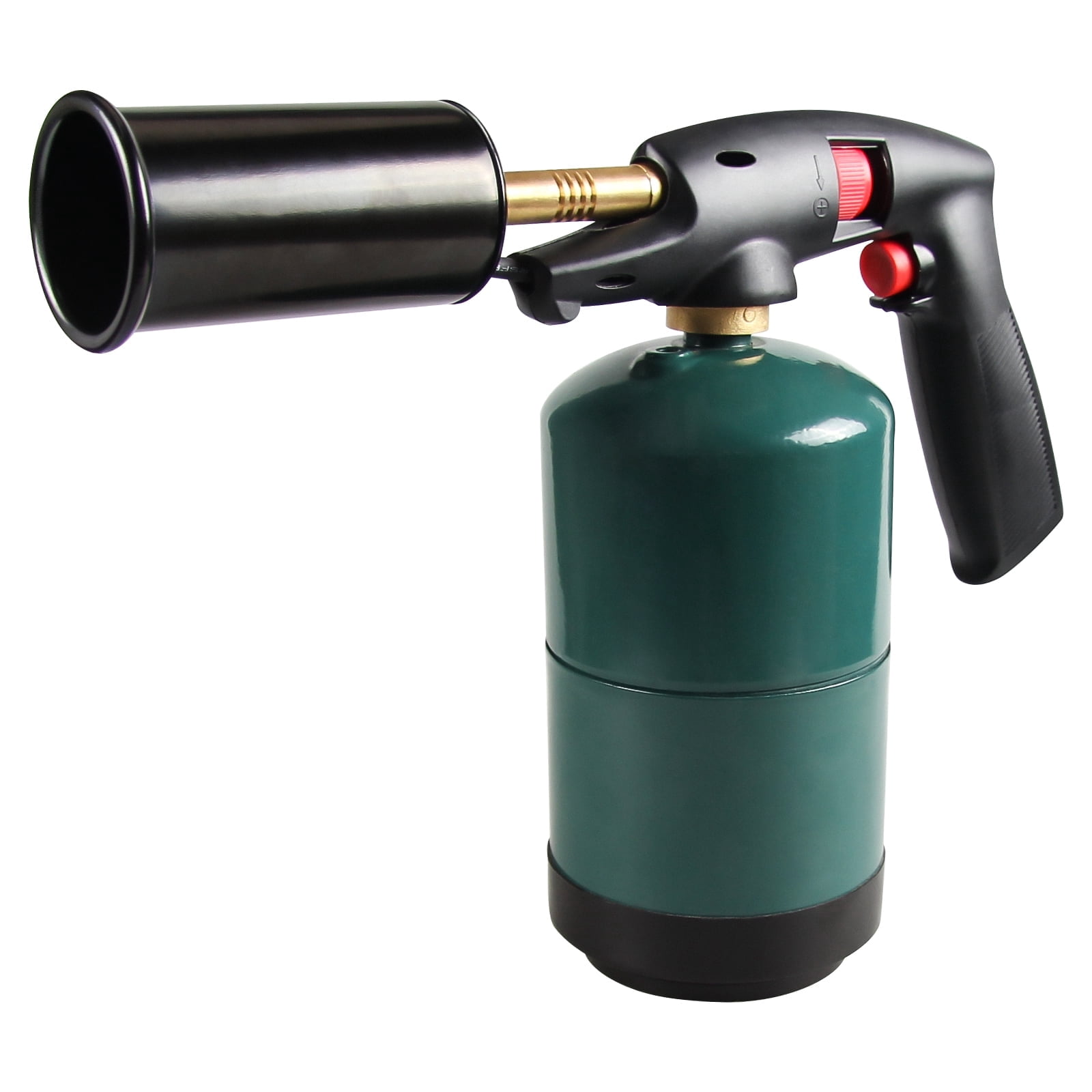 DOMINOX Kitchen Butane&Propane Torch with Flame Igniter, Gas Cylinder ...